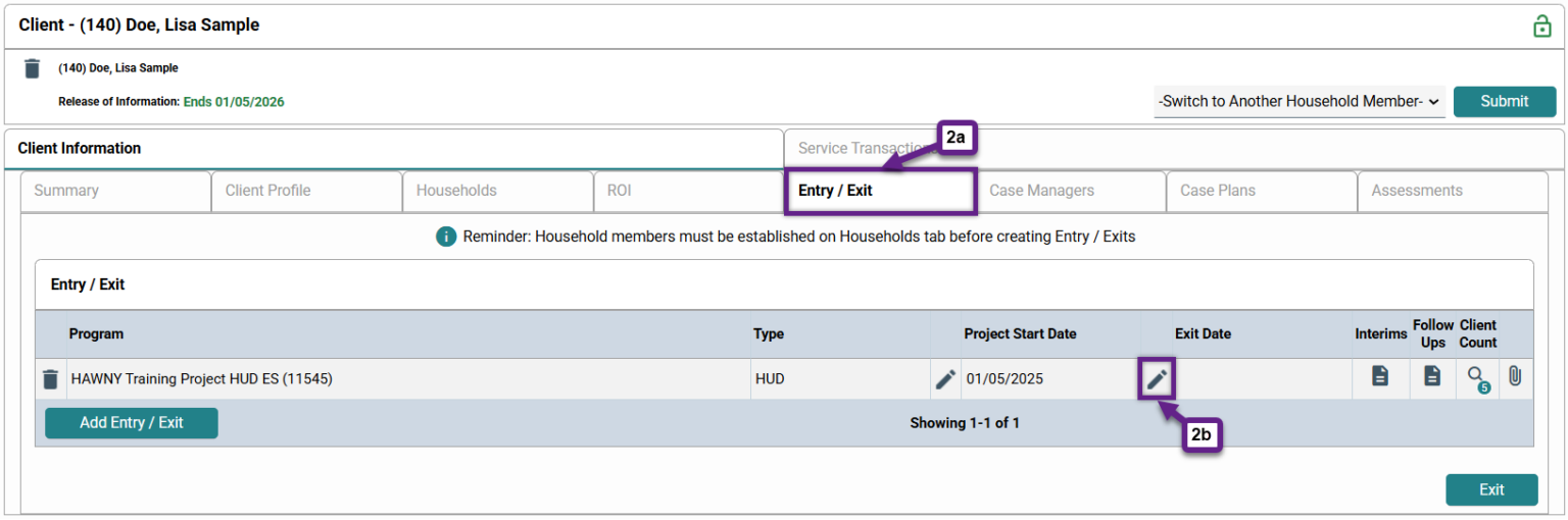 Adding a Project Exit - wnyhomeless.org